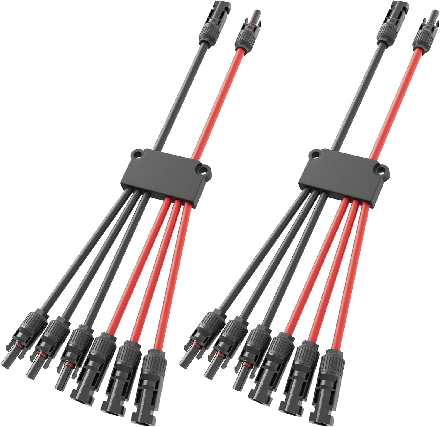 Solar Panel Connector 6 to 2 Solar Y Branch Connectors PV Panels ...